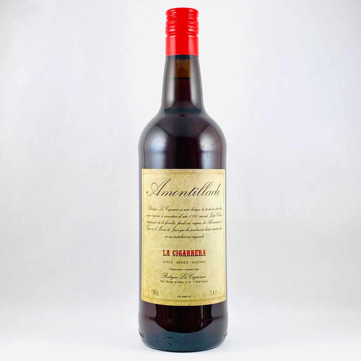 La Cigarrera Amontillado Liter– Slope Cellars